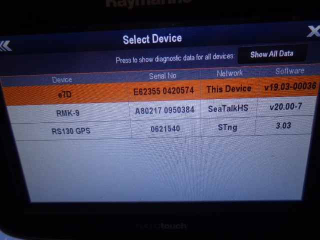 Raymarine e7D eSeries MFD Display - Good Used Cond 90 Day Warranty ...