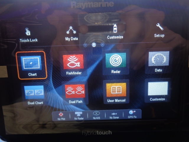 Raymarine e7 Touchscreen MFD 7" Display *FACTORY REMAN CORE* E62354 ...