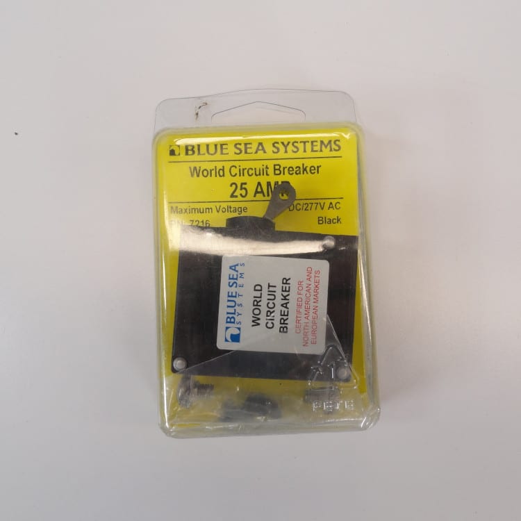 Blue Sea Systems 7216 - 25A World Circuit Breaker 65VDC 277VAC - Max ...