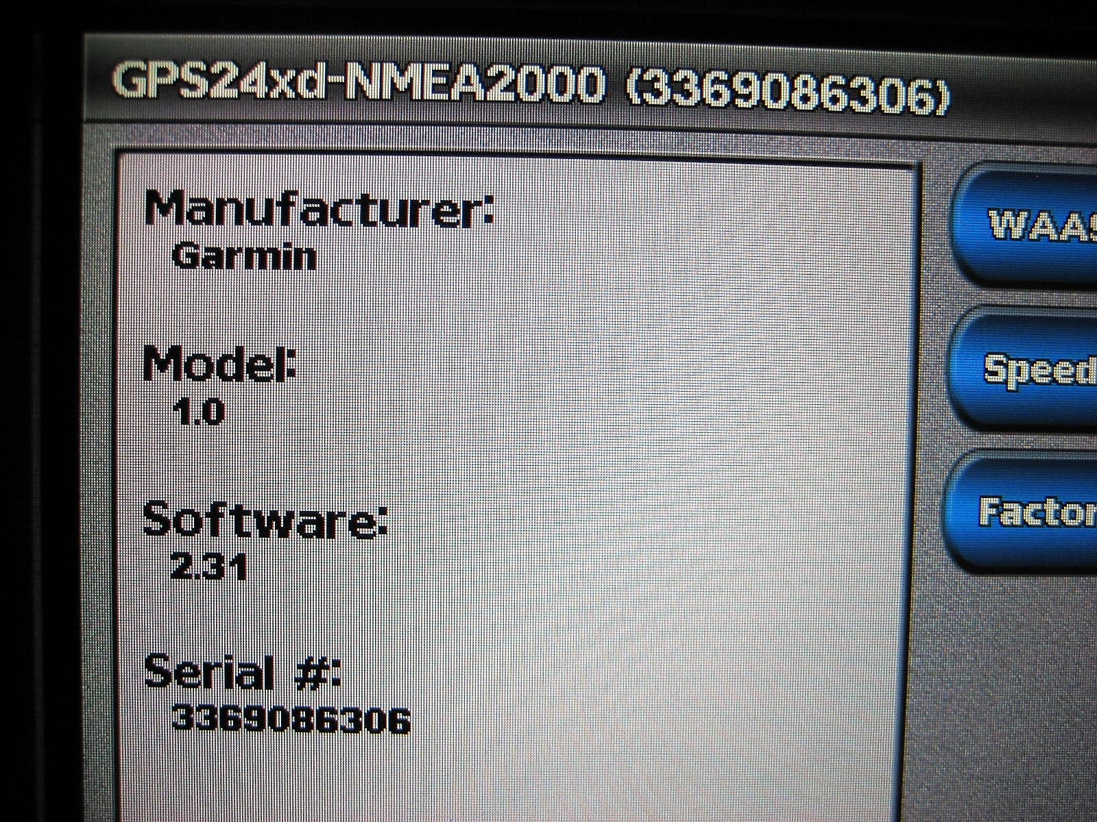 Garmin GPS- 24XD NMEA2K GPS Antenna & 3 Mounts W/1.8M NMEA2k Drop Cable ...