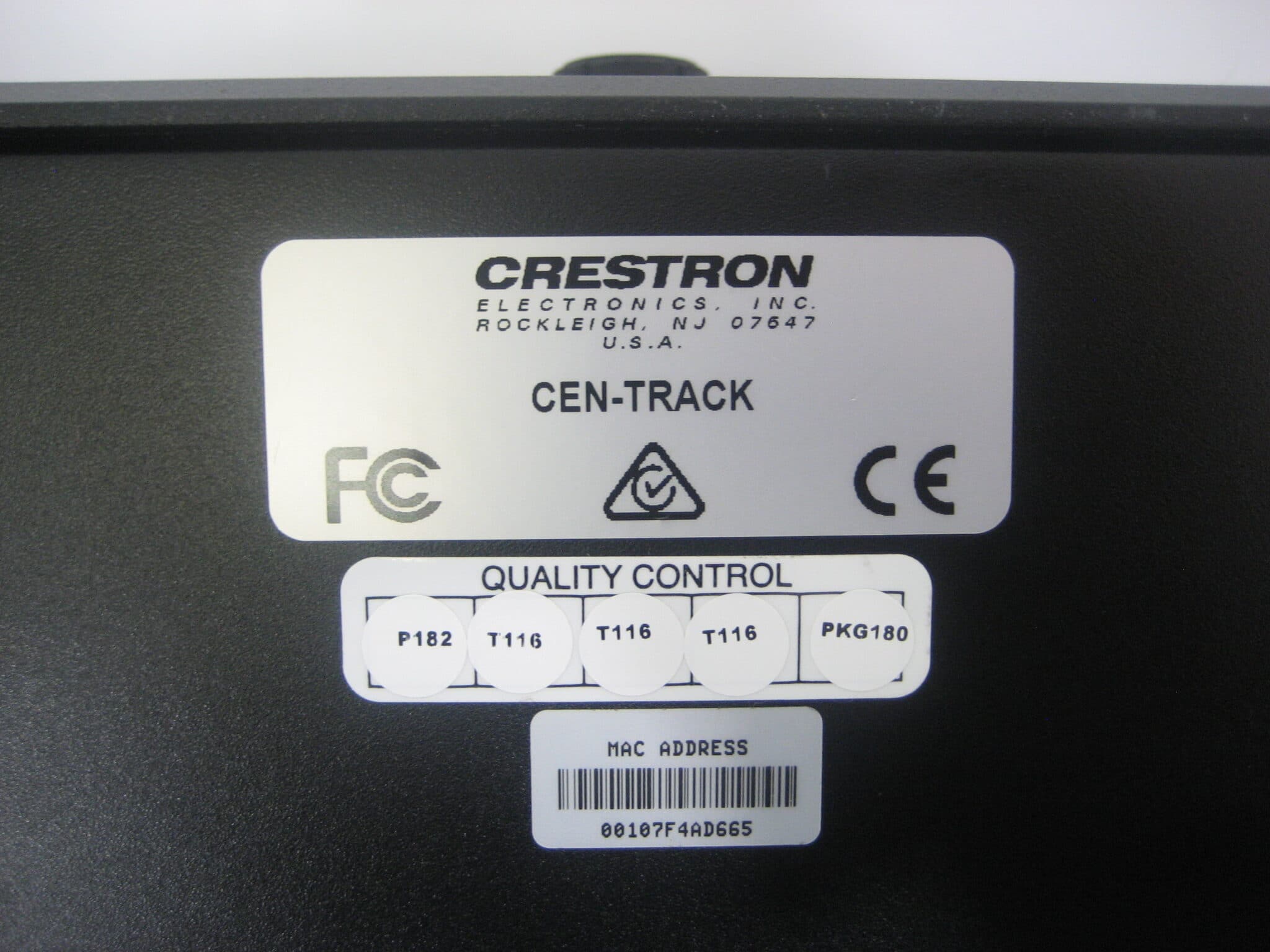 CRESTRON CEN-TRACK AM/FM/XM Satellite Professional Tuner w/ ATC-AMFMXMD ...