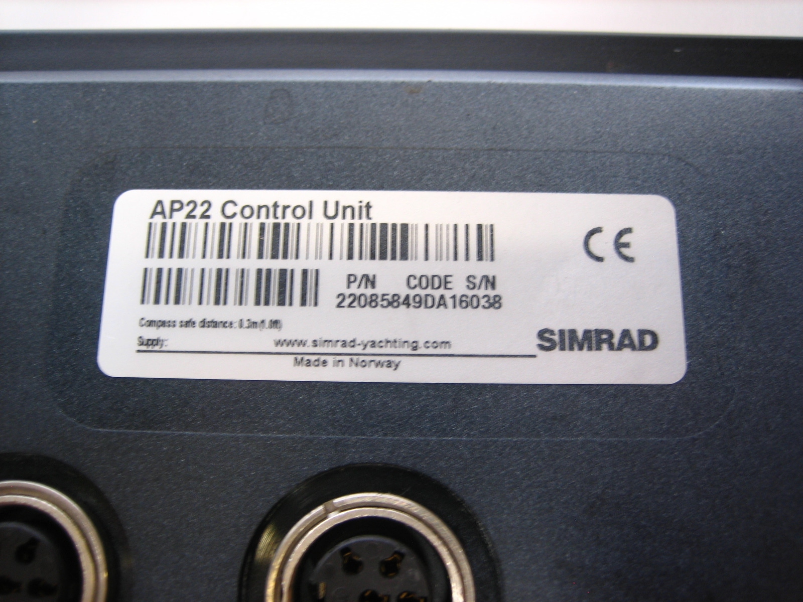 Simrad/AP22 Autopilot Control Head-90 DAY WARR - Tested - New LCD ...