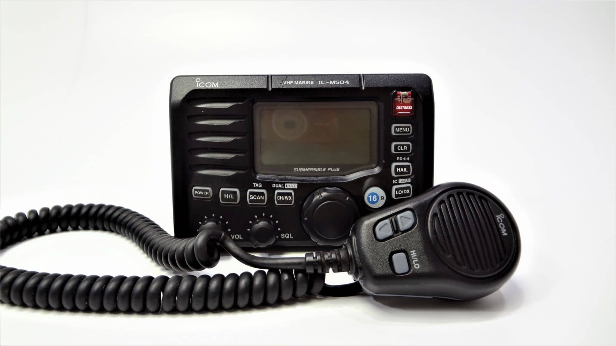 Icom IC-M504 Submersible Marine Fixed Mount VHF Radio Transceiver Unit ...