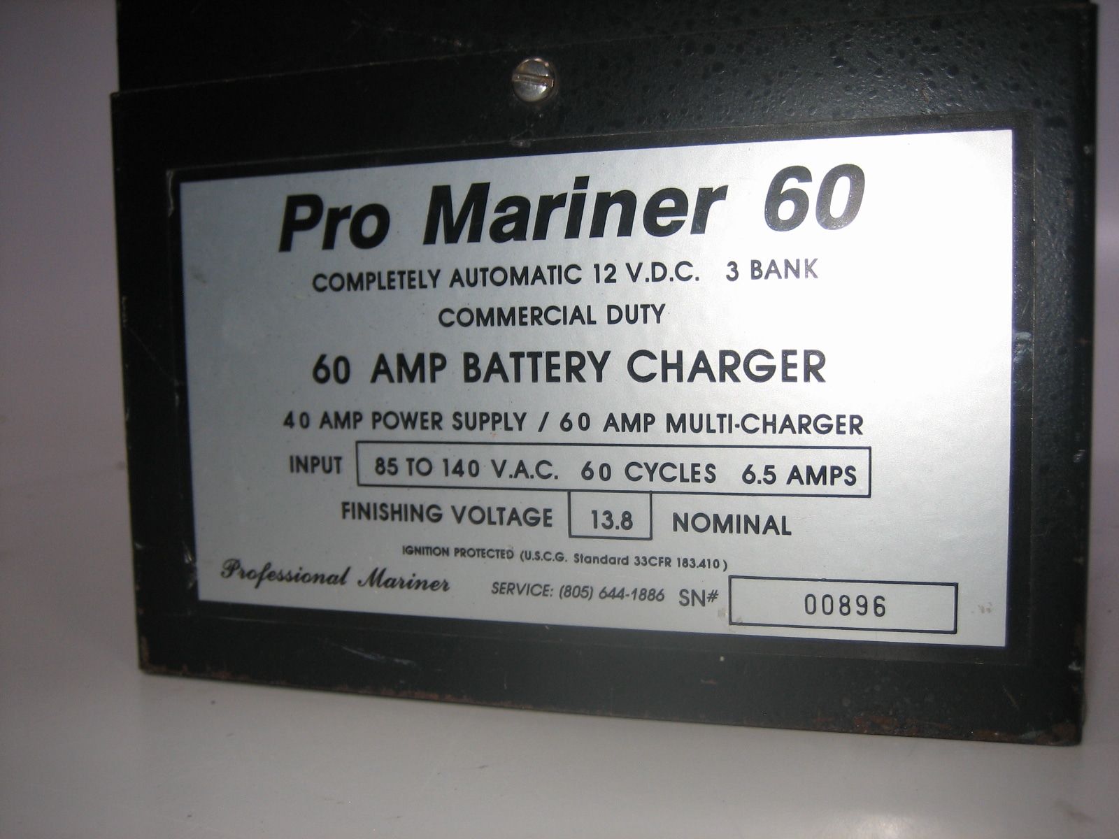 Professional Mariner Pro Mariner 60a 12v 3 Bank Marine Battery Charger ...