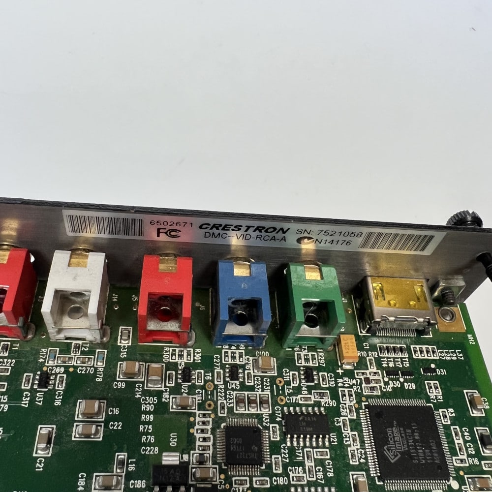 Crestron DMC-VID-RCA-A RCA Analog Video Input Card for DM Switchers ...