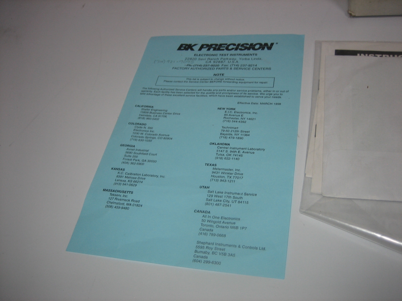 BK Precision 1803D Frequency Counter - 200 MHz - Max Marine Electronics