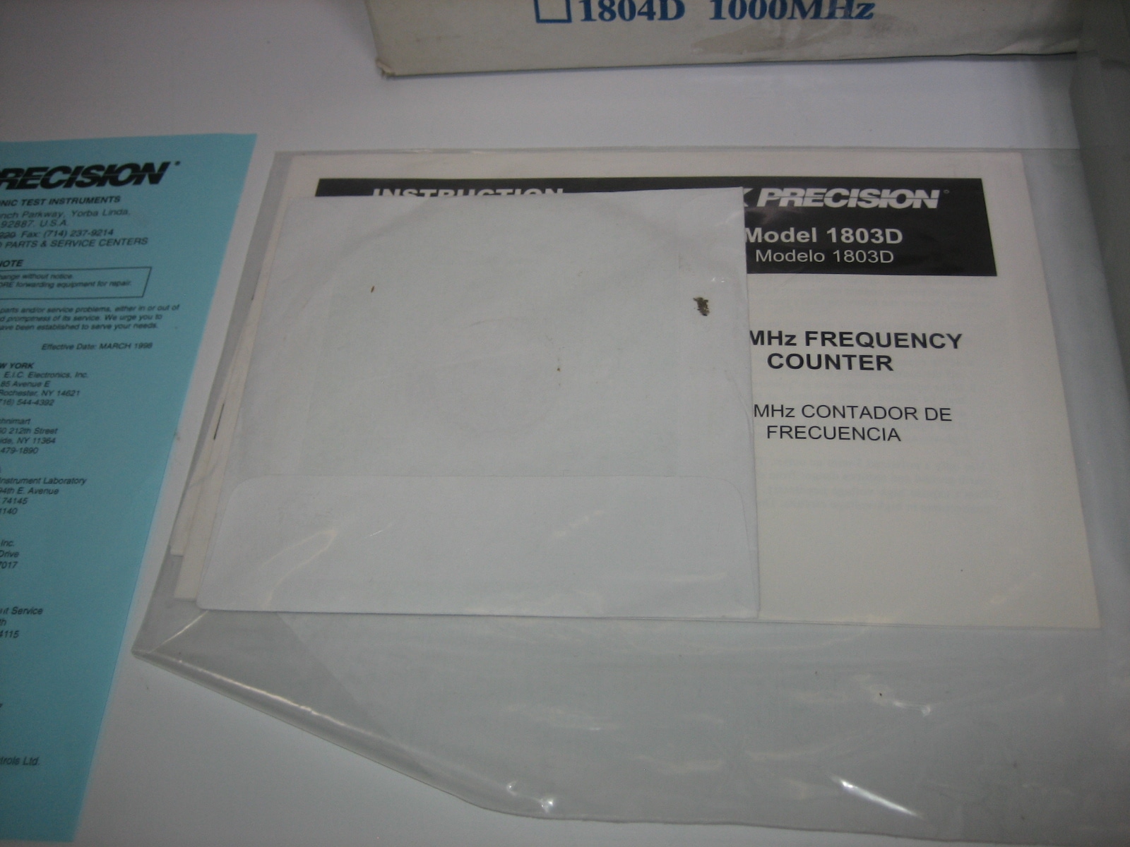 BK Precision 1803D Frequency Counter - 200 MHz - Max Marine Electronics