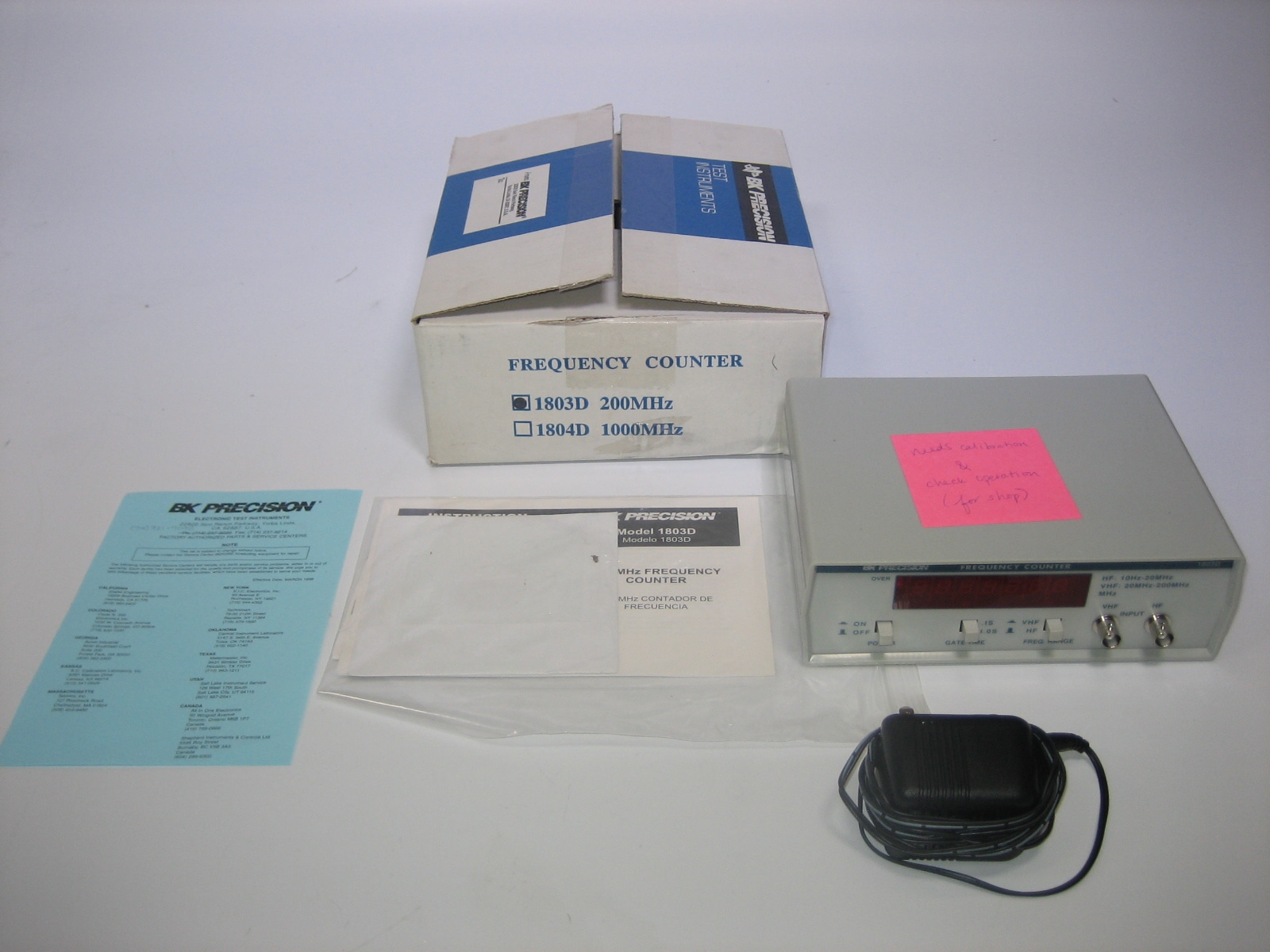 BK Precision 1803D Frequency Counter - 200 MHz - Max Marine Electronics