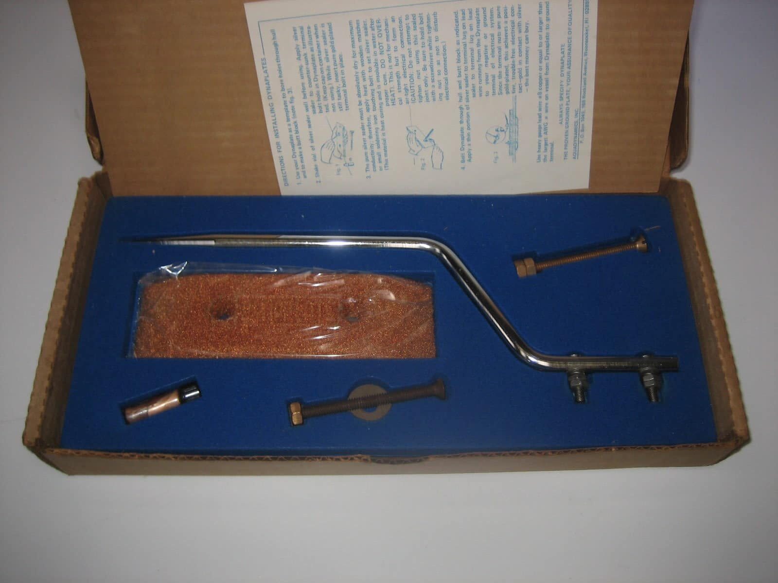 Aquadynamics AquaRod Bonding Kit 6" X 2" Dynaplate and Lightning Rod ...