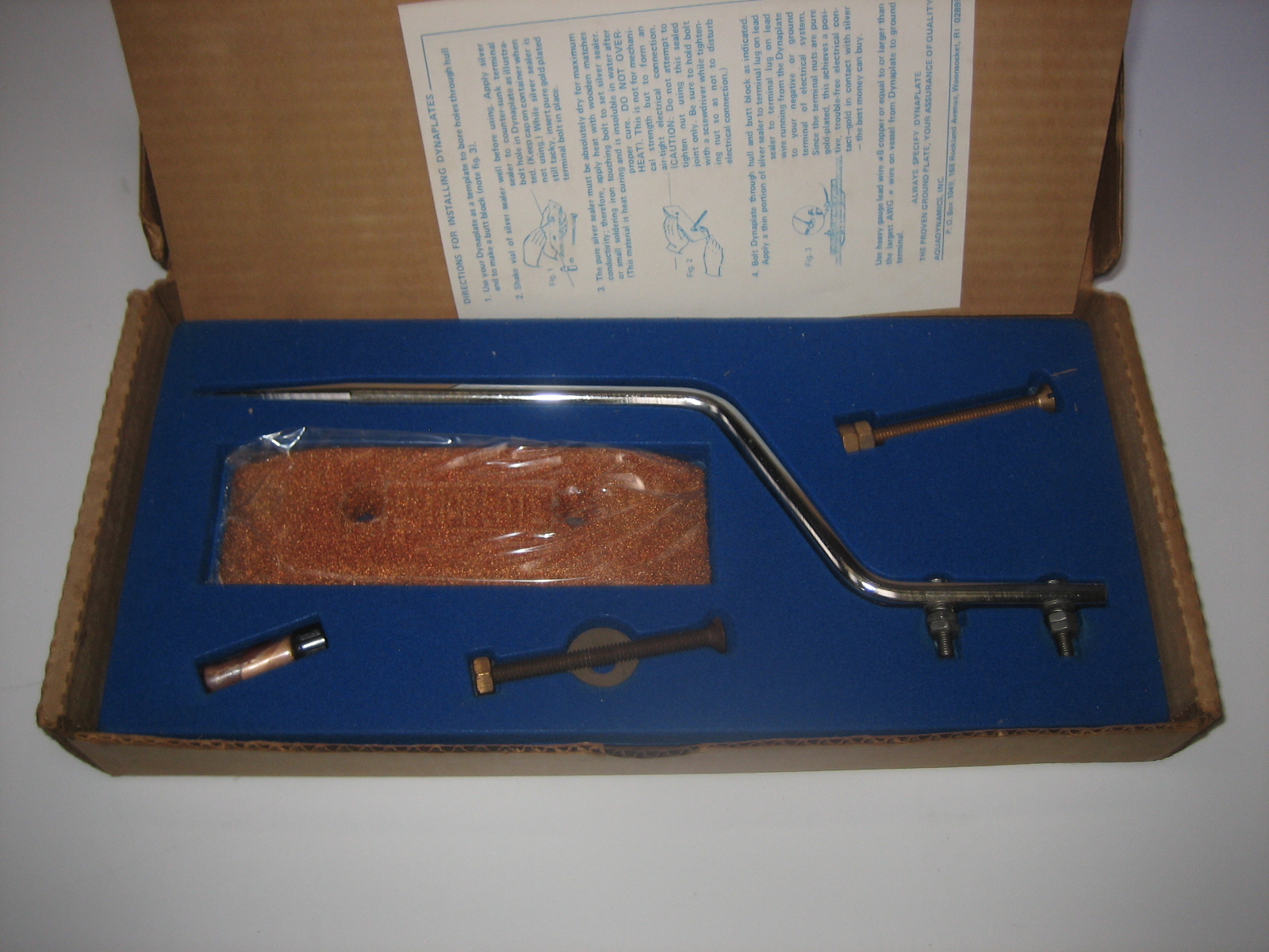 Aquadynamics AquaRod Bonding Kit 6" X 2" Dynaplate and Lightning Rod ...