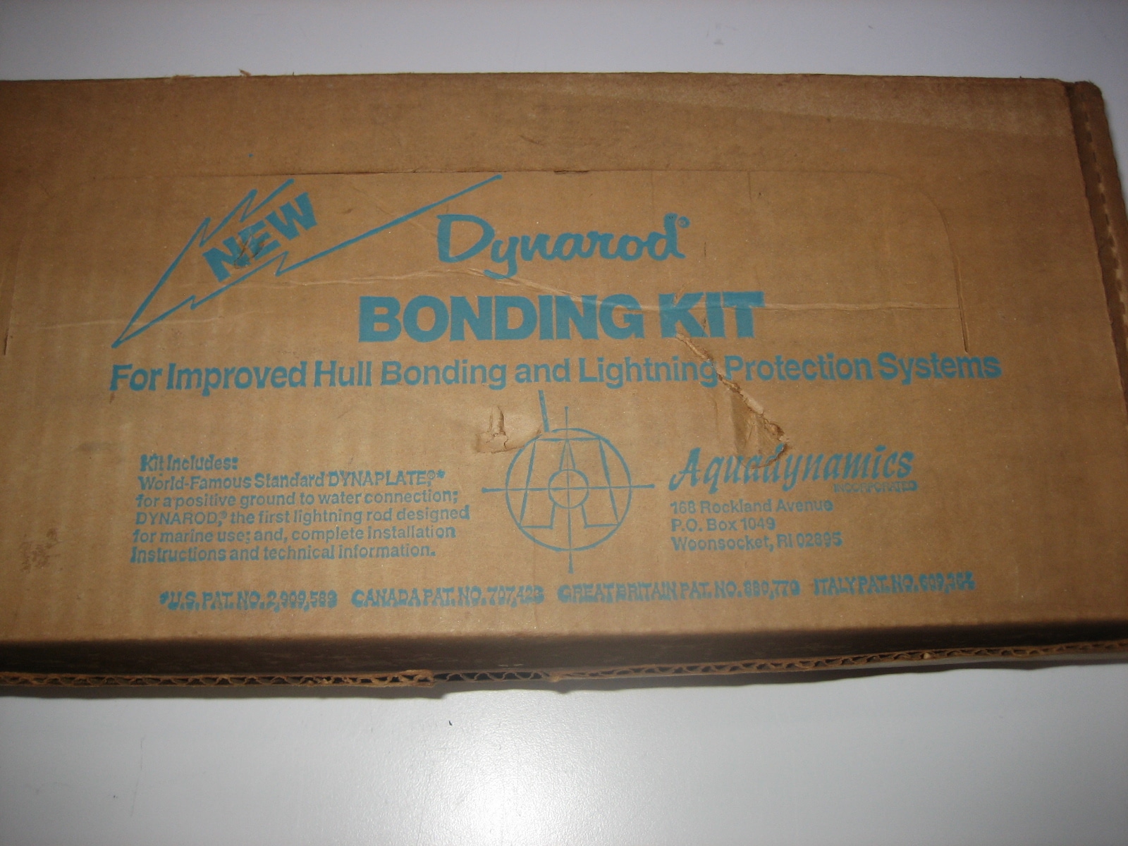 Aquadynamics AquaRod Bonding Kit 6" X 2" Dynaplate and Lightning Rod ...