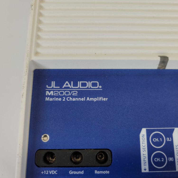 JL Audio M200/2 - 2 Channel 200W Class D Full Range Marine Boat ...
