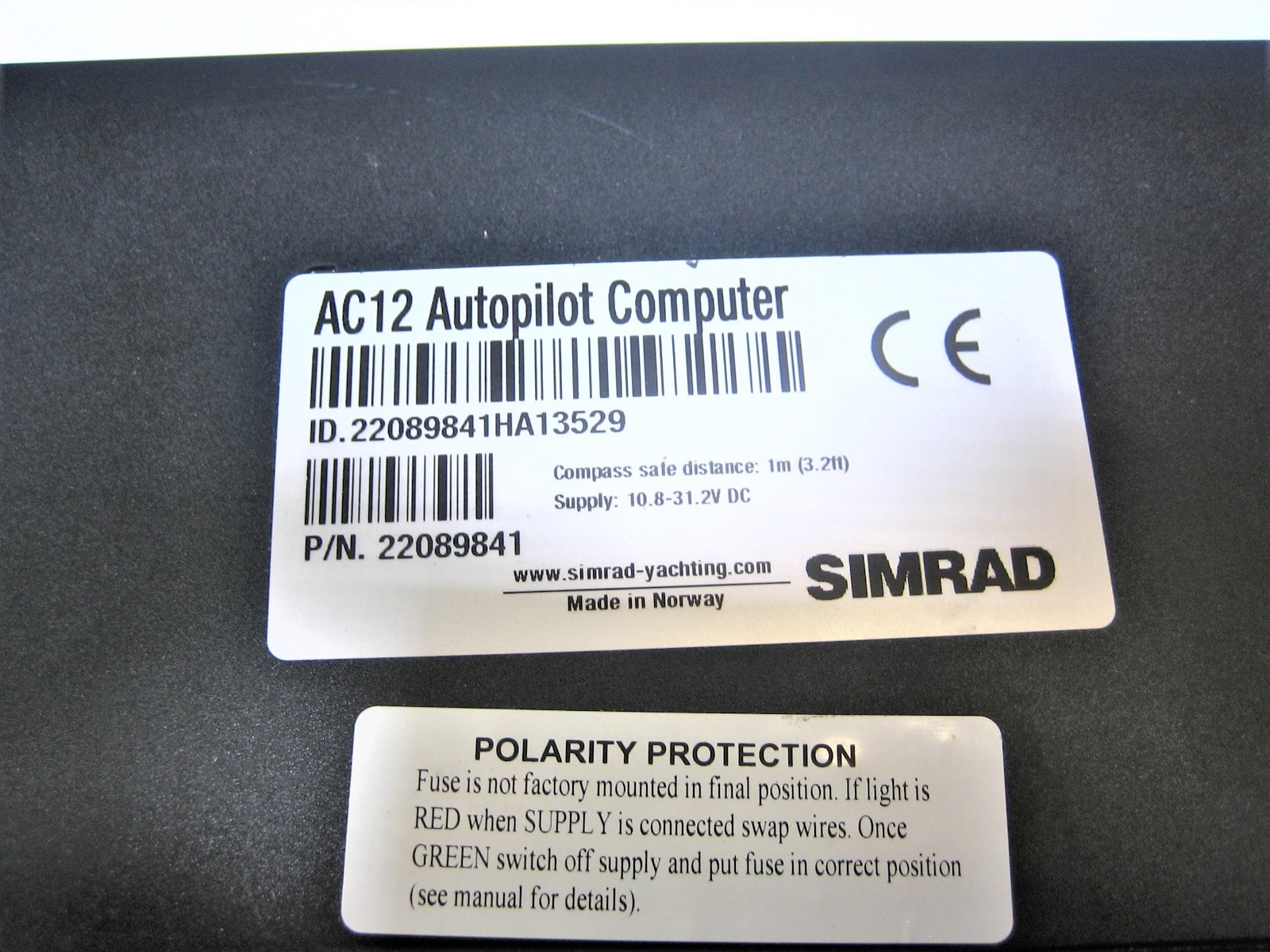 Simrad - AC12 Autopilot Computer 22089841 / For AP24/AP28 - TESTED GOOD ...