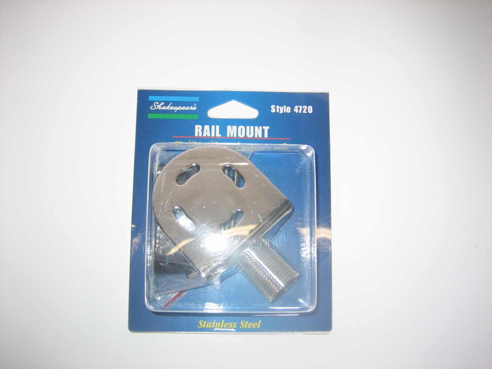 Shakespeare 4720 Stainless Steel Rail Mount w/1"-14 Thread Fits 7/8"-1 ...