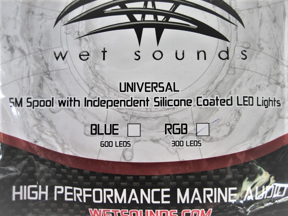 Wet Sounds Spool 5m-RGB LED Lights Spool Adhesive Light Strip**NEW OLD ...