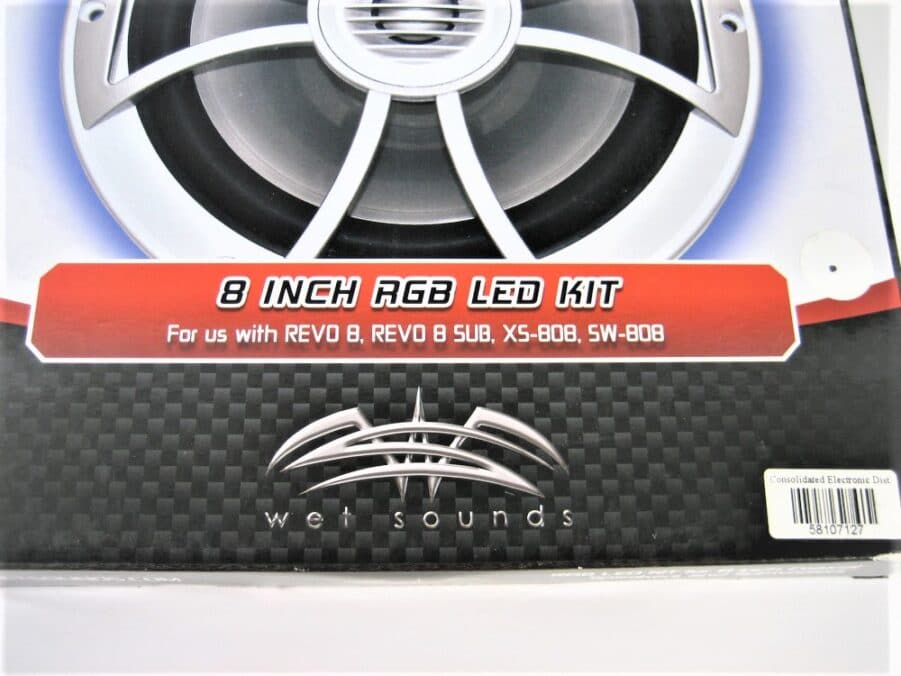 Wet Sounds LEDKIT8-RGB RGB Lighting Kit for 8" Speakers **NEW OLD STOCK ...