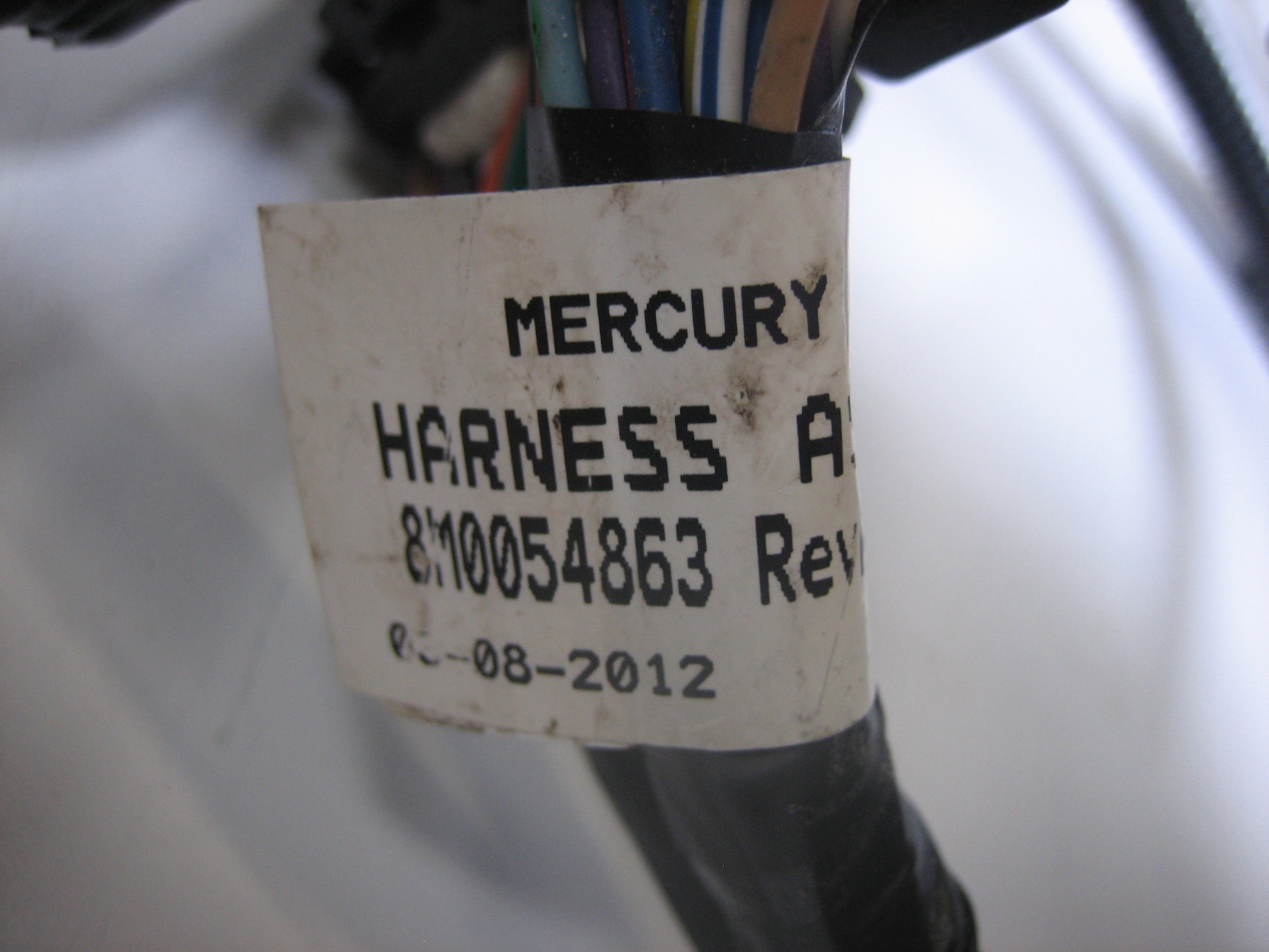 Mercury Marine Vessel View Wiring Harness 8M0054863 Rev A - Max Marine ...
