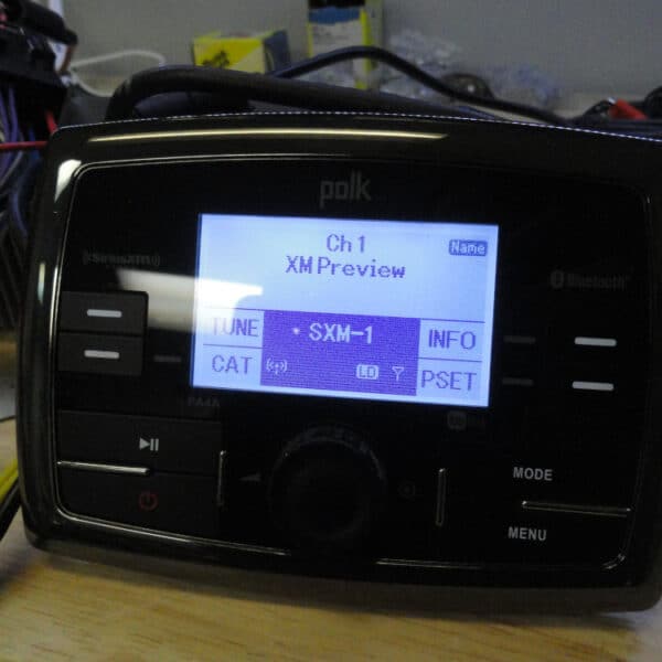 Polk PA4A Ultramarine AM/FM Bluetooth Sirius Ready Boat Hideaway Radio ...