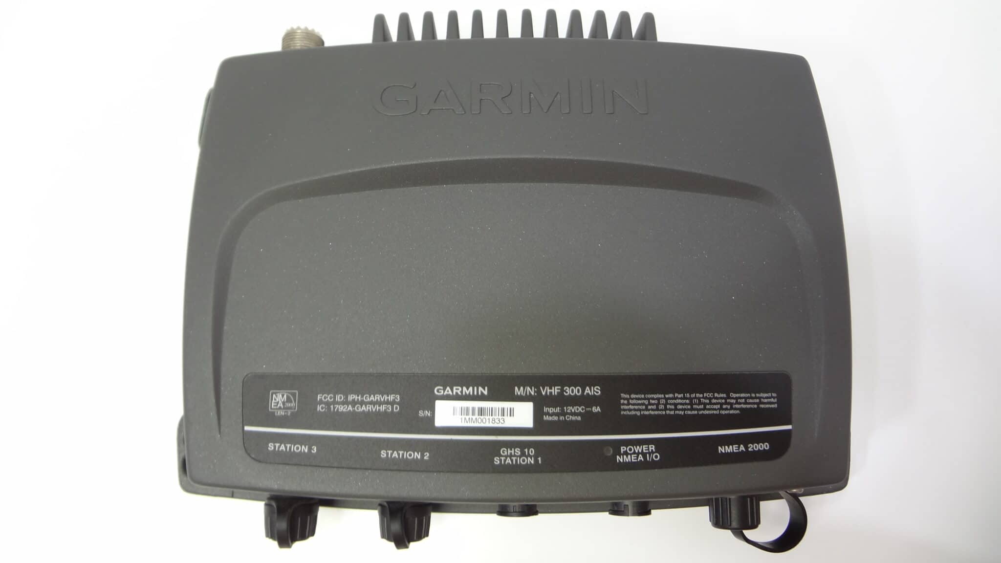 Garmin VHF 300 AIS Compact Marine VHF Two-Way Radio Transceiver Unit ...