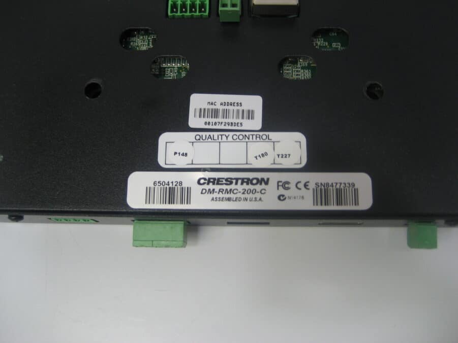 Crestron DM Room Controller DM-RMC-200-C w/ Ac Adapter Good Condition ...