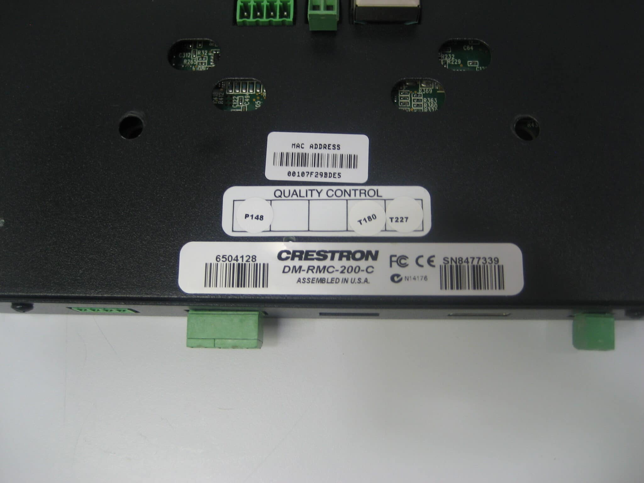 Crestron DM Room Controller DM-RMC-200-C w/ Ac Adapter Good Condition ...