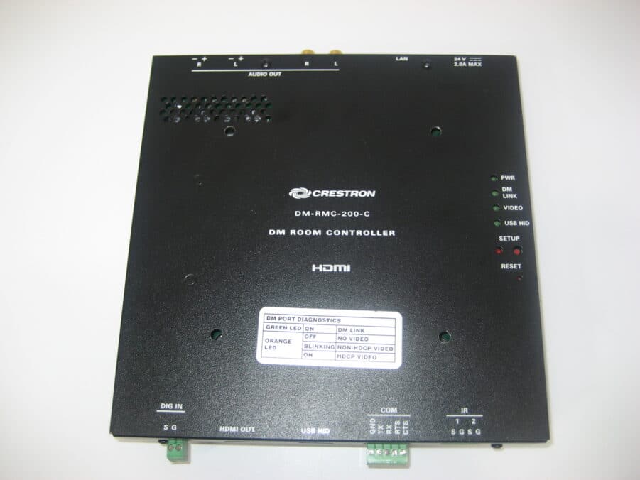 Crestron DM Room Controller DM-RMC-200-C w/ Ac Adapter Good Condition ...