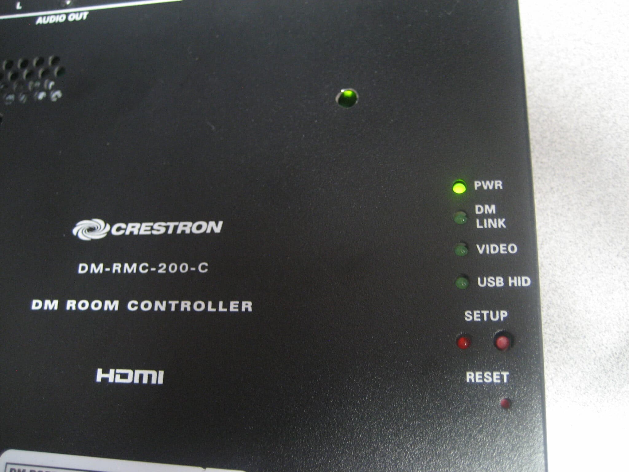 Crestron DM Room Controller DM-RMC-200-C w/ Ac Adapter Good Condition ...