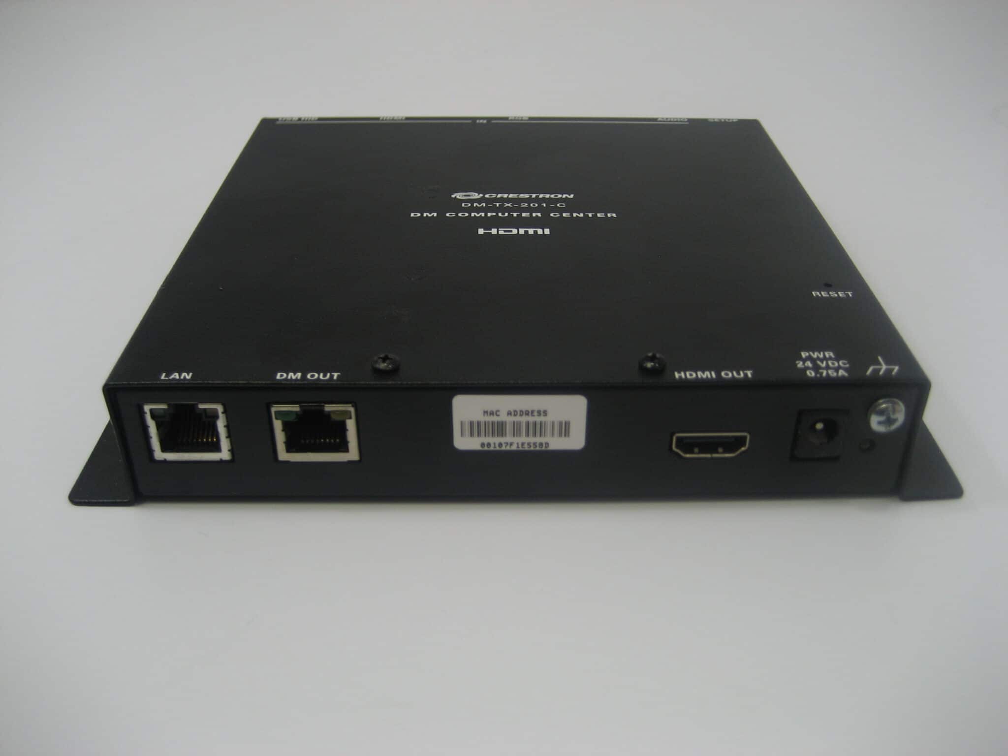 LOT OF 2 Crestron DM-TX-201-C DM Room Controller w/ Ac Adapter Good ...