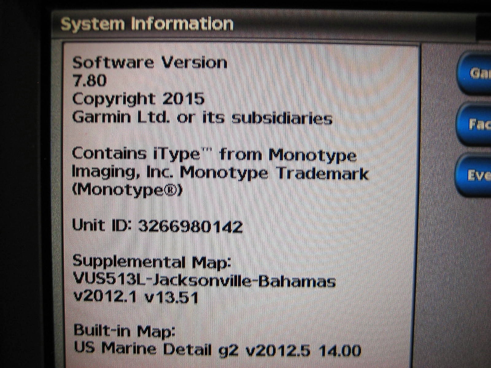 Garmin GPSMap 4208 Chartplotter Head Unit &/Suncover 90 Day Warr-Great ...