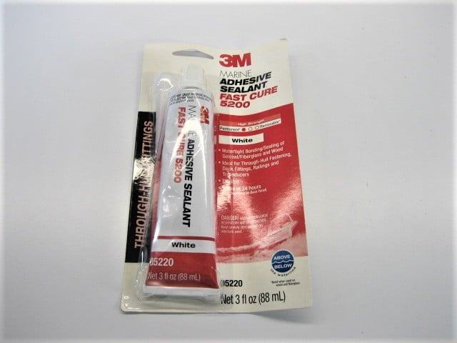 3M Marine Adhesive Sealant 5200FC Fast Cure, White, 3 oz Tube - Free ...