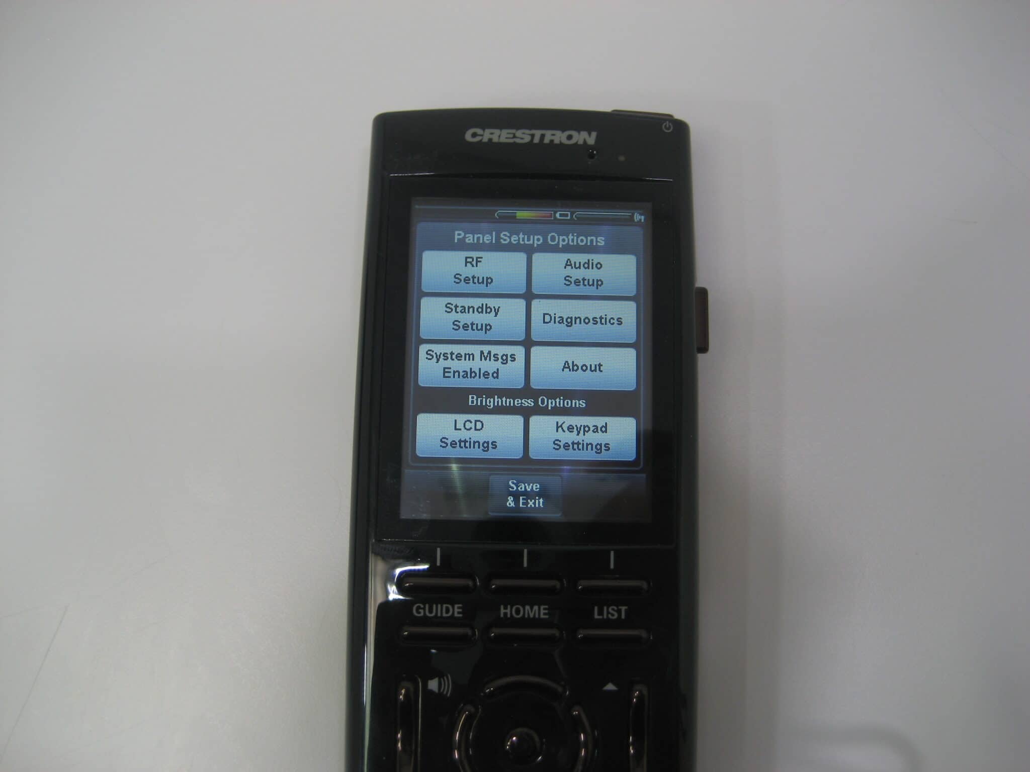 Crestron MTX-3 Wireless Touch Screen Remote w/ Docking Station & Power ...