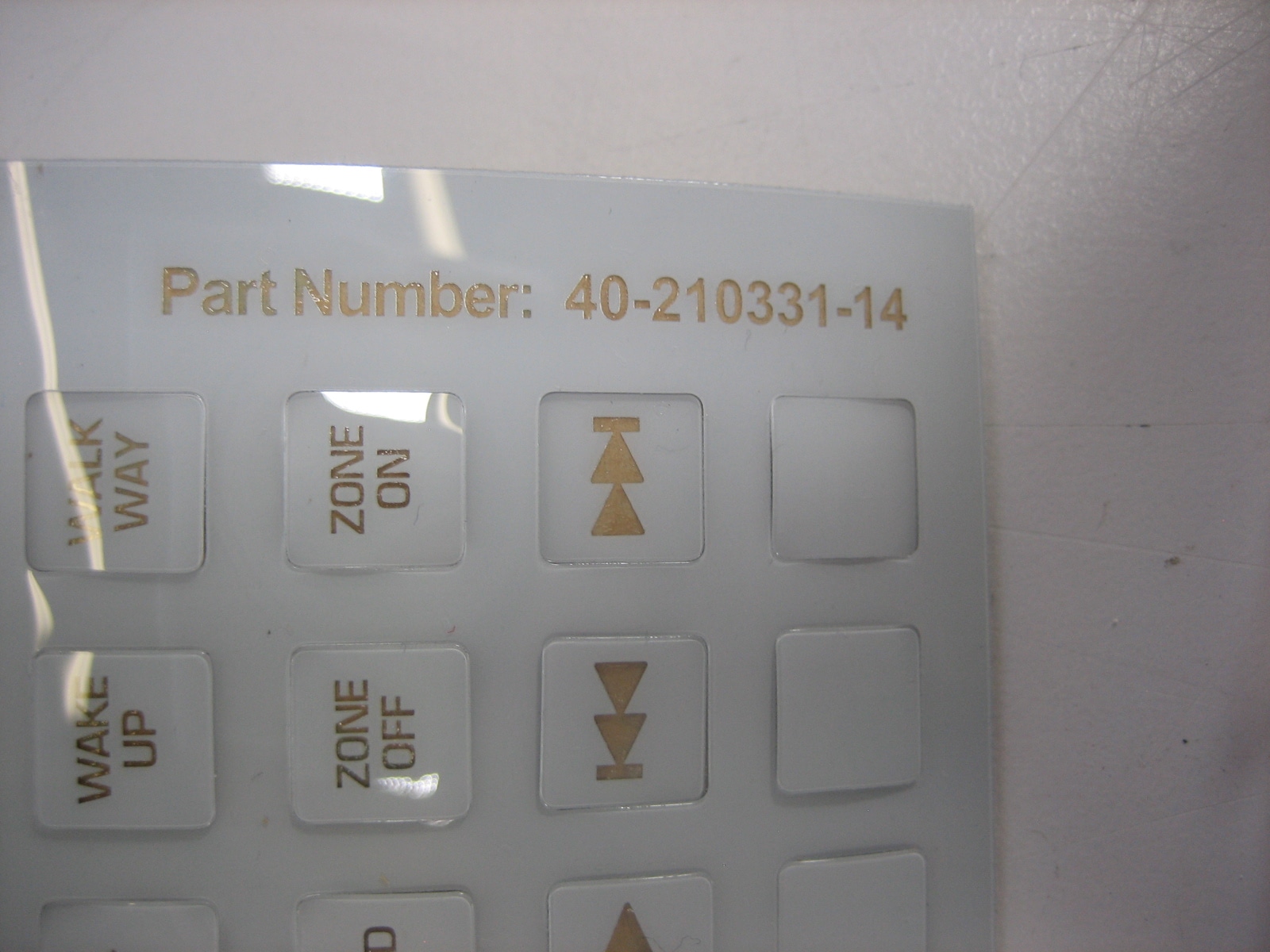 RTI RK1 8 Button Parts - Clear Lenses, Stickers, Plates, Fascias Etc ...