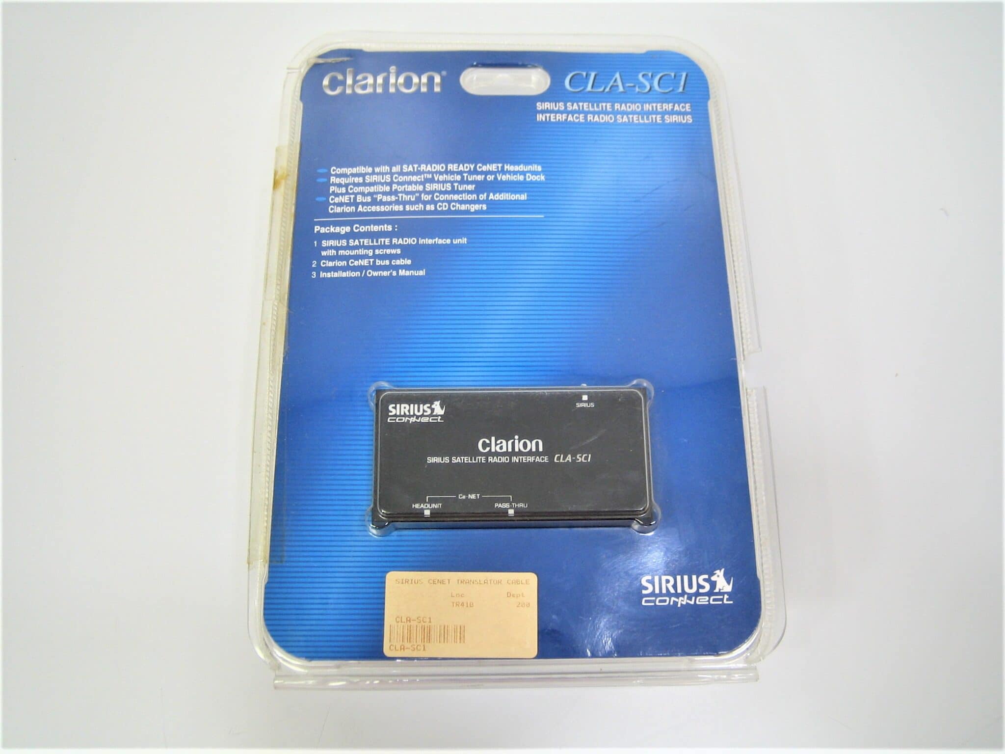 Clarion CLA-SC1 Sirius Satellite Radio Interface - Free US Shipping ...