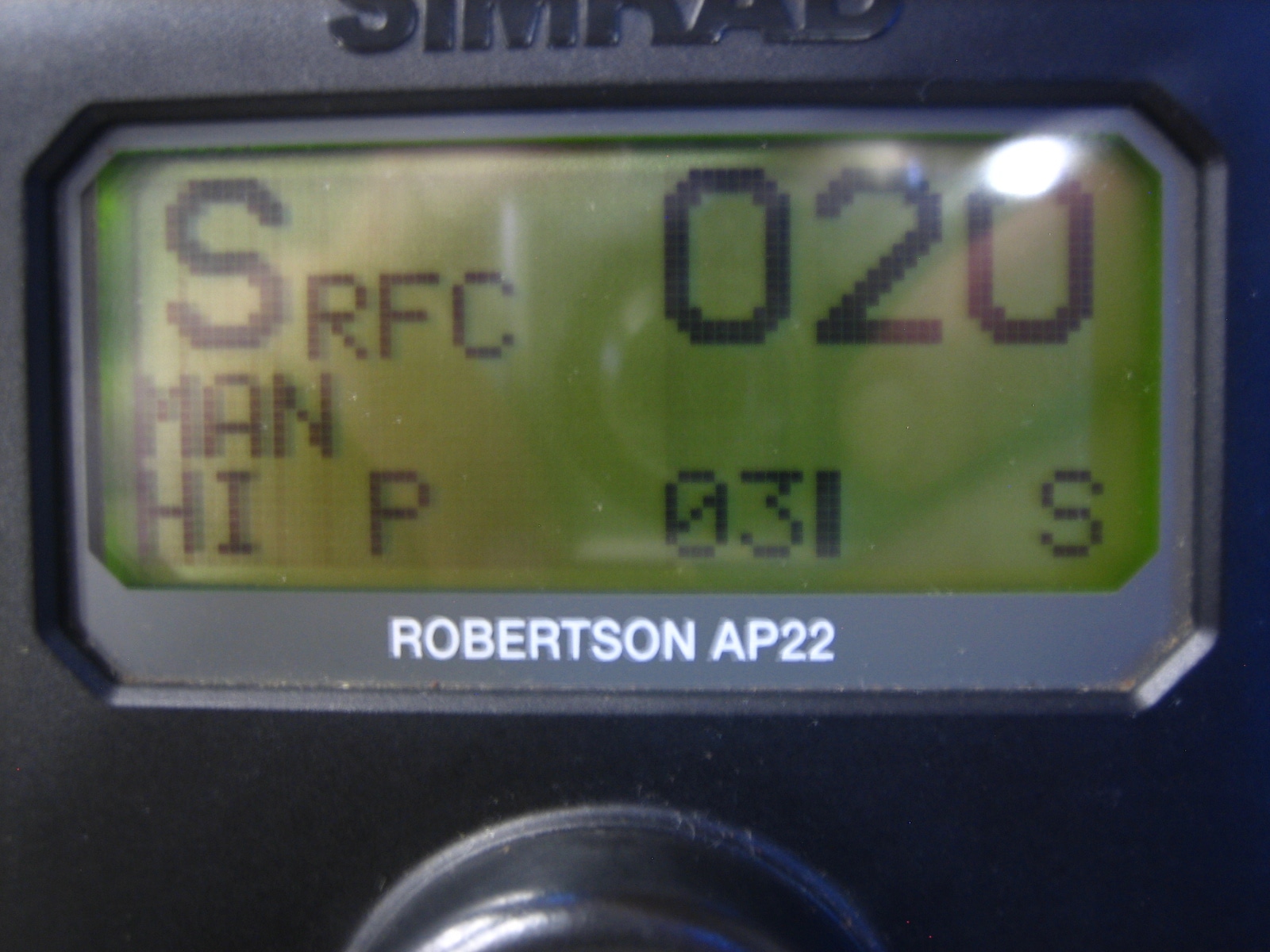 Simrad/AP22 Autopilot Control Head-90 DAY WARR - Tested-W/Suncover ...