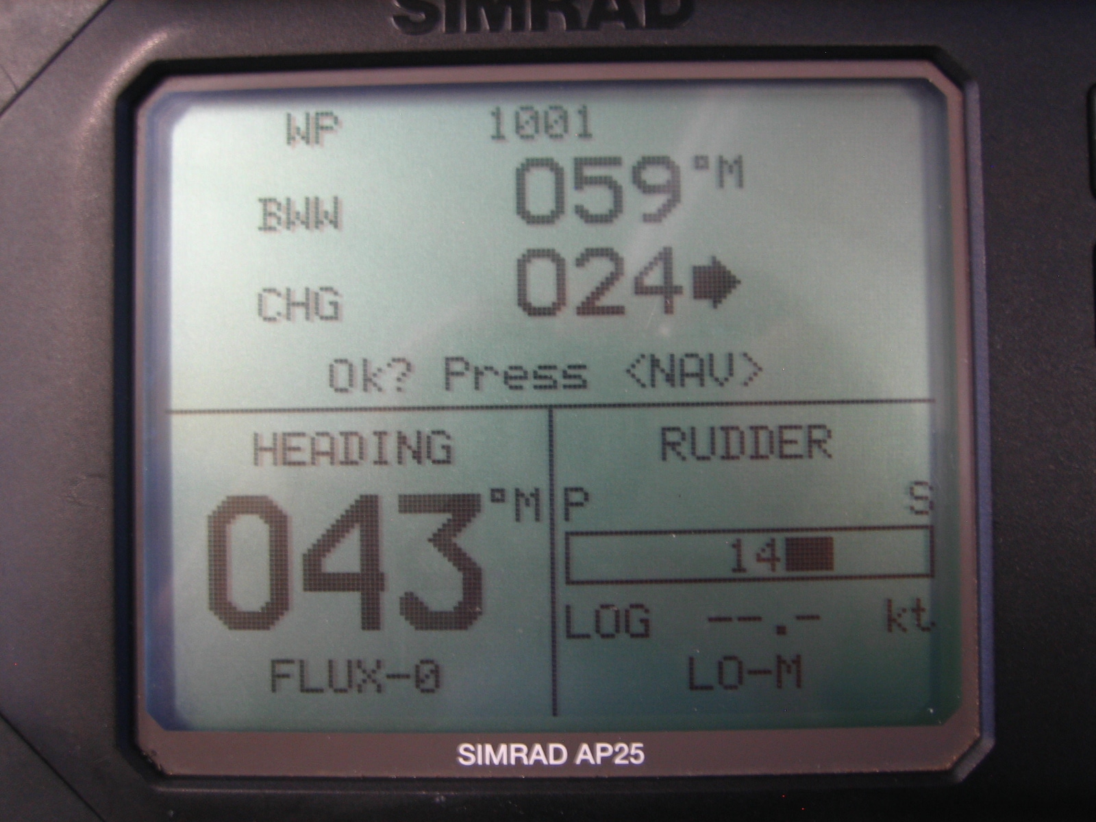 Simrad AP25 Autopilot Control Head ~ 22087811-MME Refurbished-90 DAY ...