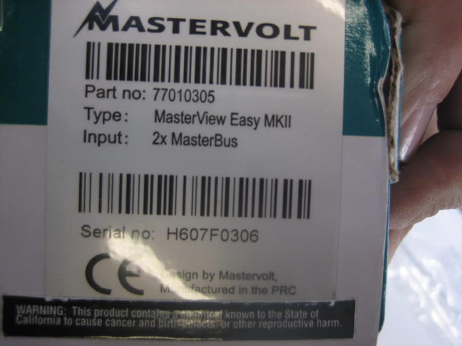 Mastervolt MasterView Easy MKII 77010305 - New Open Box - Max Marine Electronics