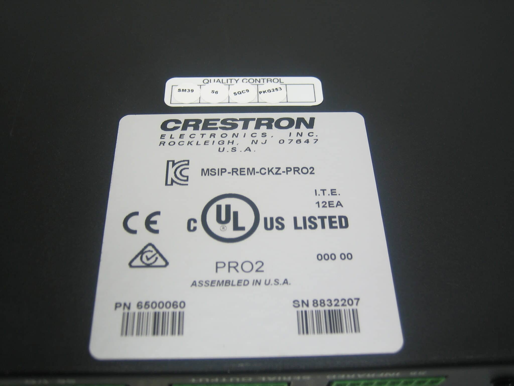 Crestron PRO2 Professional Control Processor w/ C2ENET-1 Interface No ...