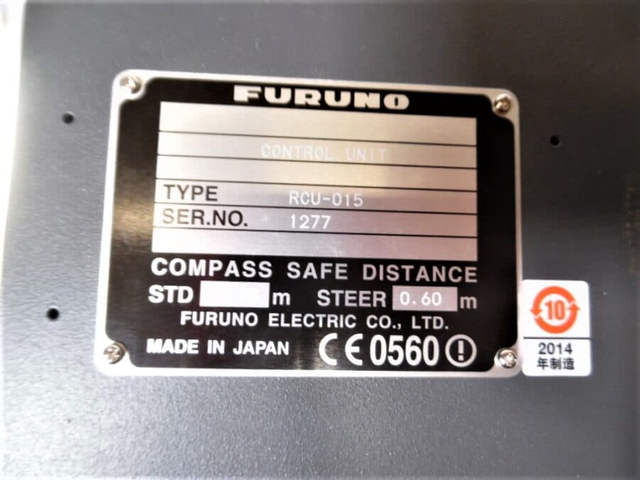 Furuno RCU-015 Remote Key Pad for FAR-2xx7BB Systems - Bench Tested ...