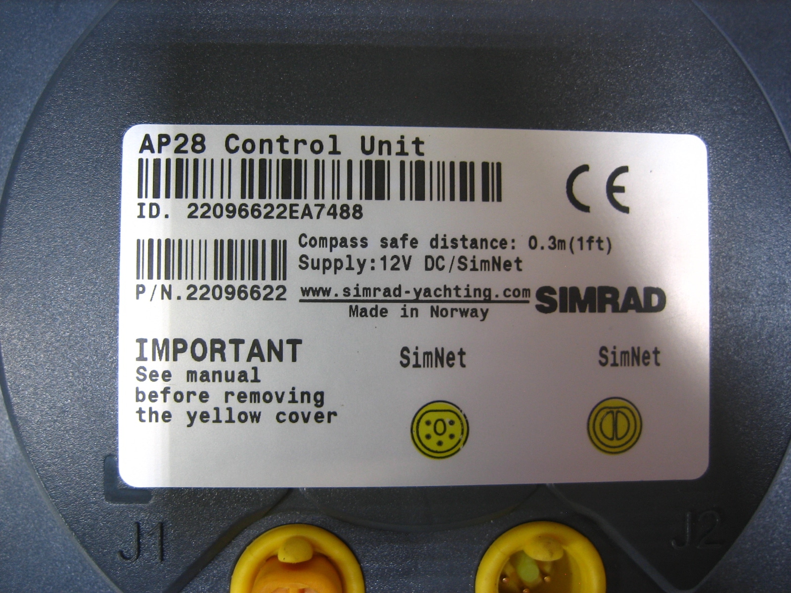 Simrad AP28 Autopilot Control Head 22096622/Fully Tested - Free ...
