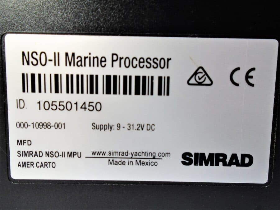 Simrad NSO EVO2 NSO-II Multi Function Display Processor Unit TESTED ...