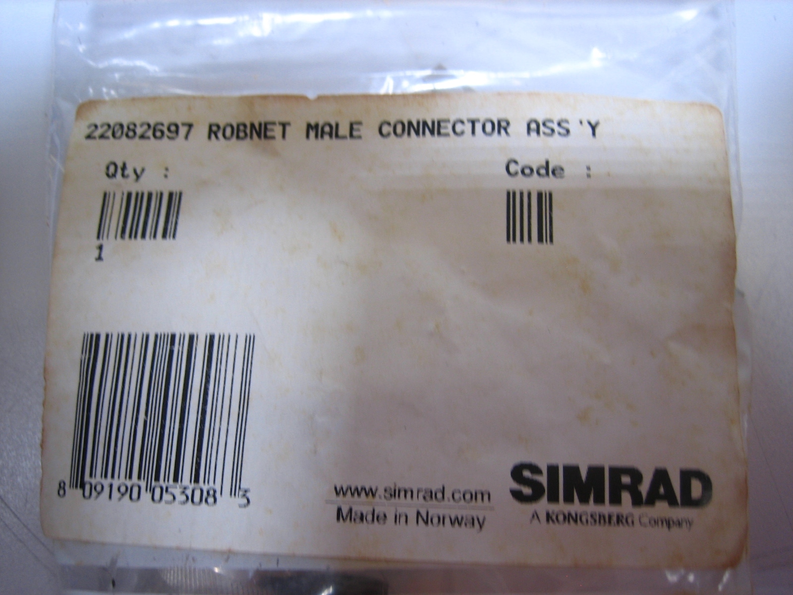 Simrad/Robnet Autopilot Cable - AP20/AP22 - W/About 50' New Old Stock ...