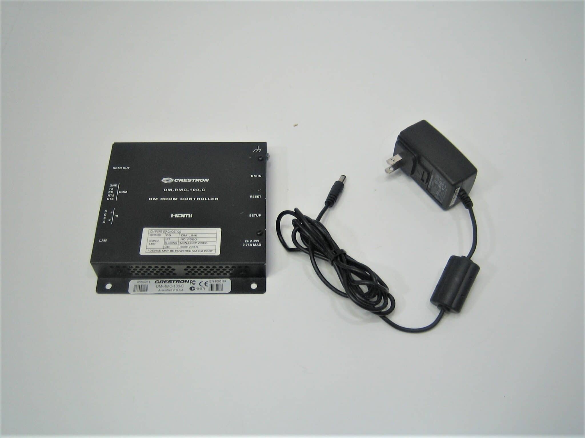 Crestron DM Room Controller DM-RMC-100-C bundled * w/ 24v Power supply ...