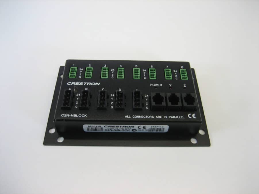 Crestron C2N-HBLOCK Cresnet Distribution Terminal Block - Used - Free ...