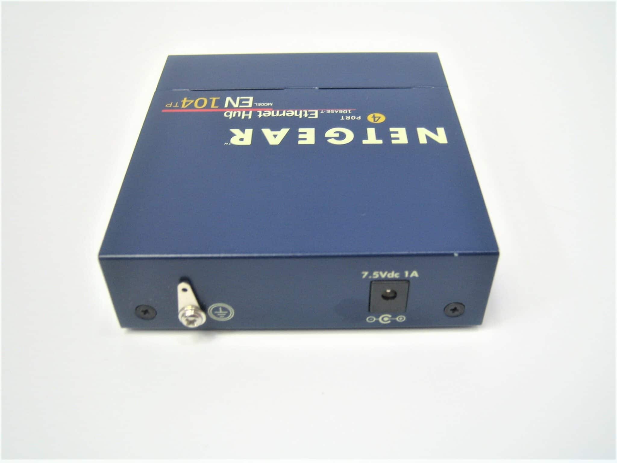 Netgear 4 Port Ethernet Hub 10 Mbps EN104TP - New (Open Box) - Free ...