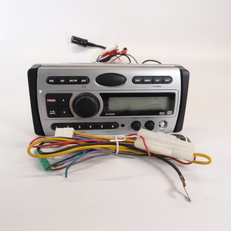 Clarion CMD5 - Watertight Marine AM/FM CD Sirius XM Radio Boat Stereo ...