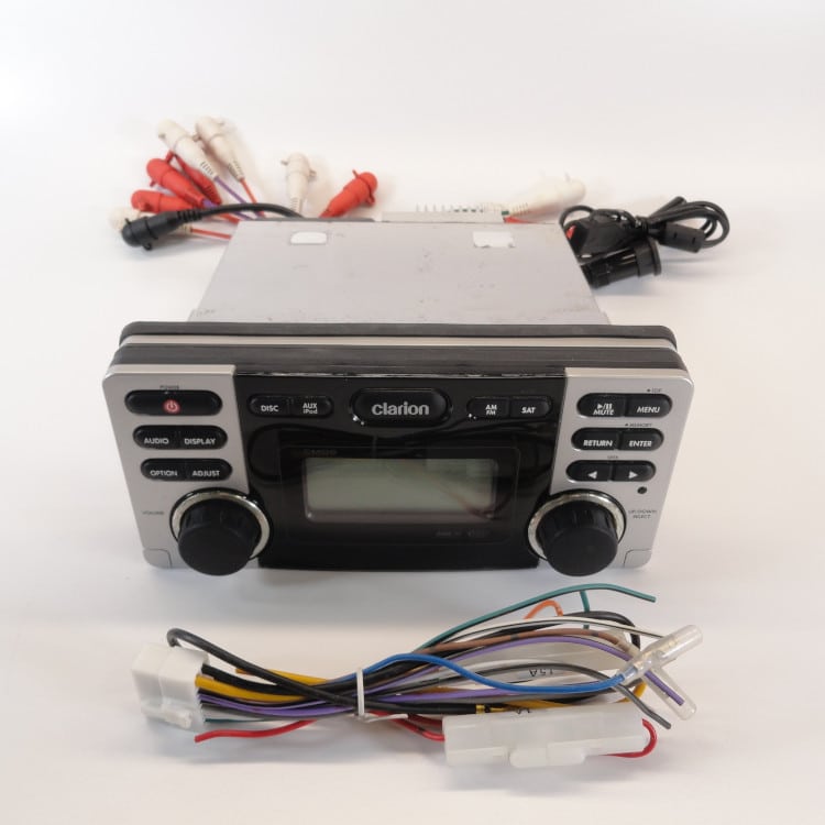 Clarion CMD6 Watertight Marine AM/FM CD Sirius XM Radio Boat Stereo ...