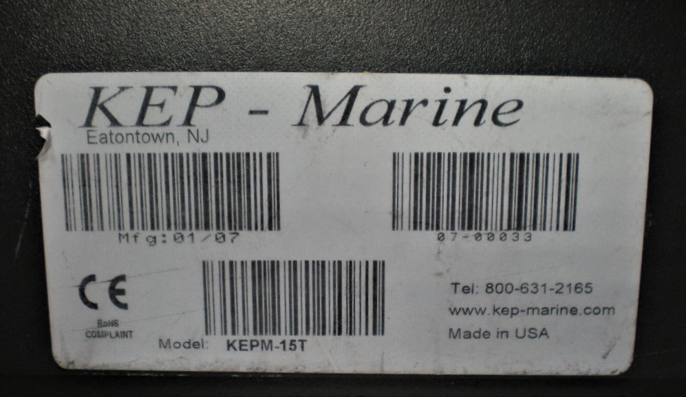 KEP Marine KEPM-15 Lite Series 15" Sunlight Viewable Marine Monitor ...