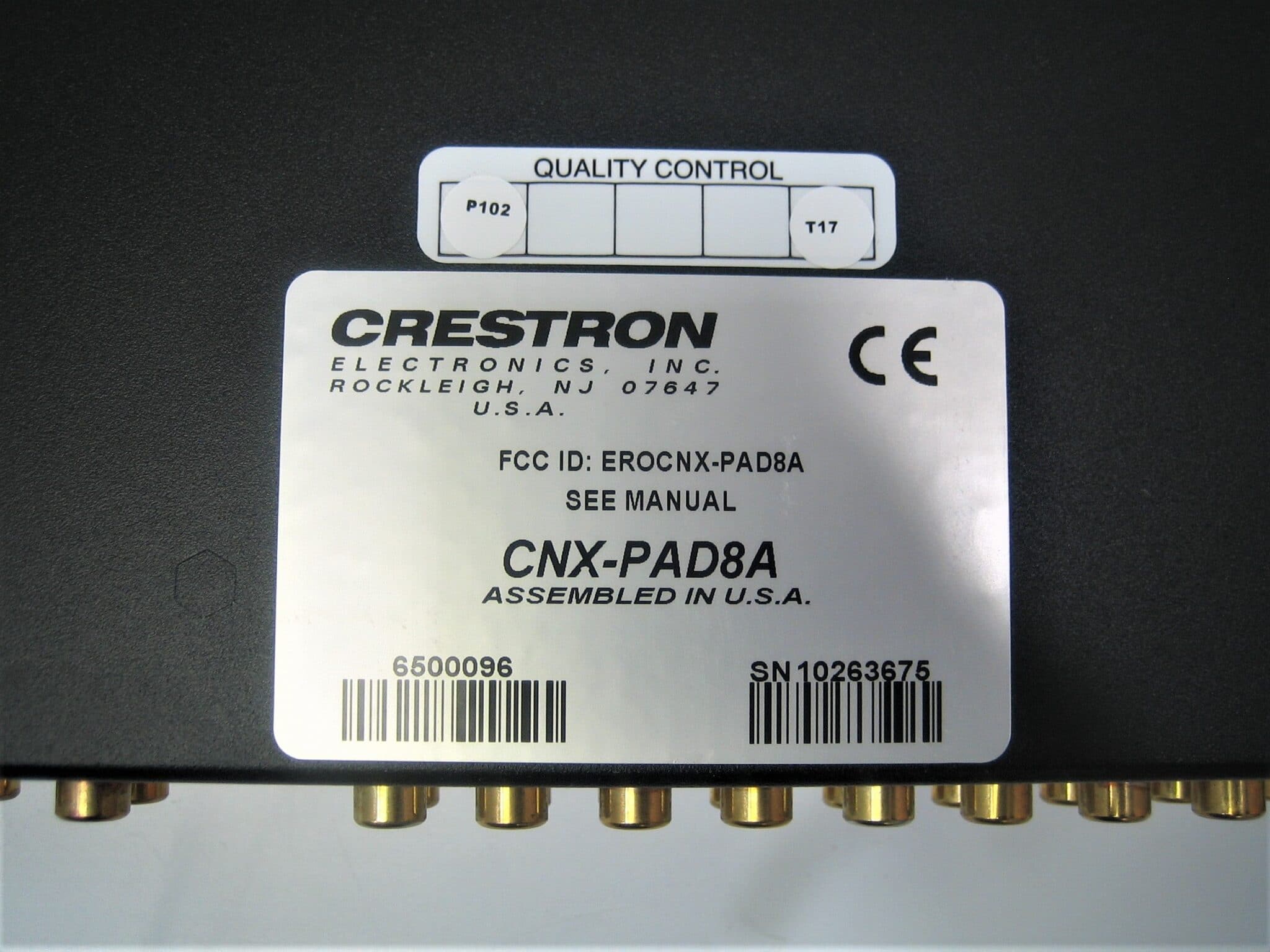 Crestron CNX-PAD8A Professional Audio Distribution Processor (NEW ...