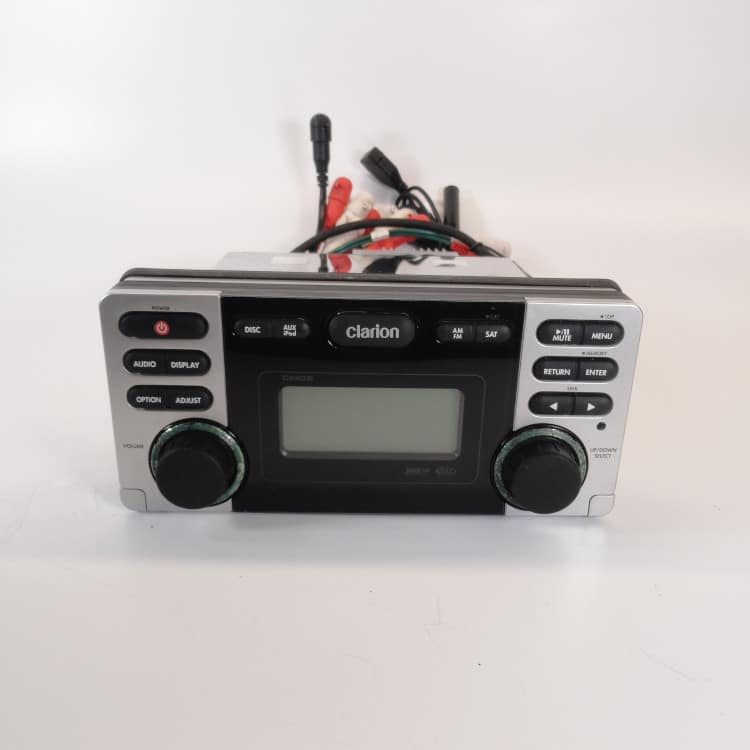 Clarion CMD6 - Watertight Marine AM/FM CD Sirius XM Radio Boat Stereo ...