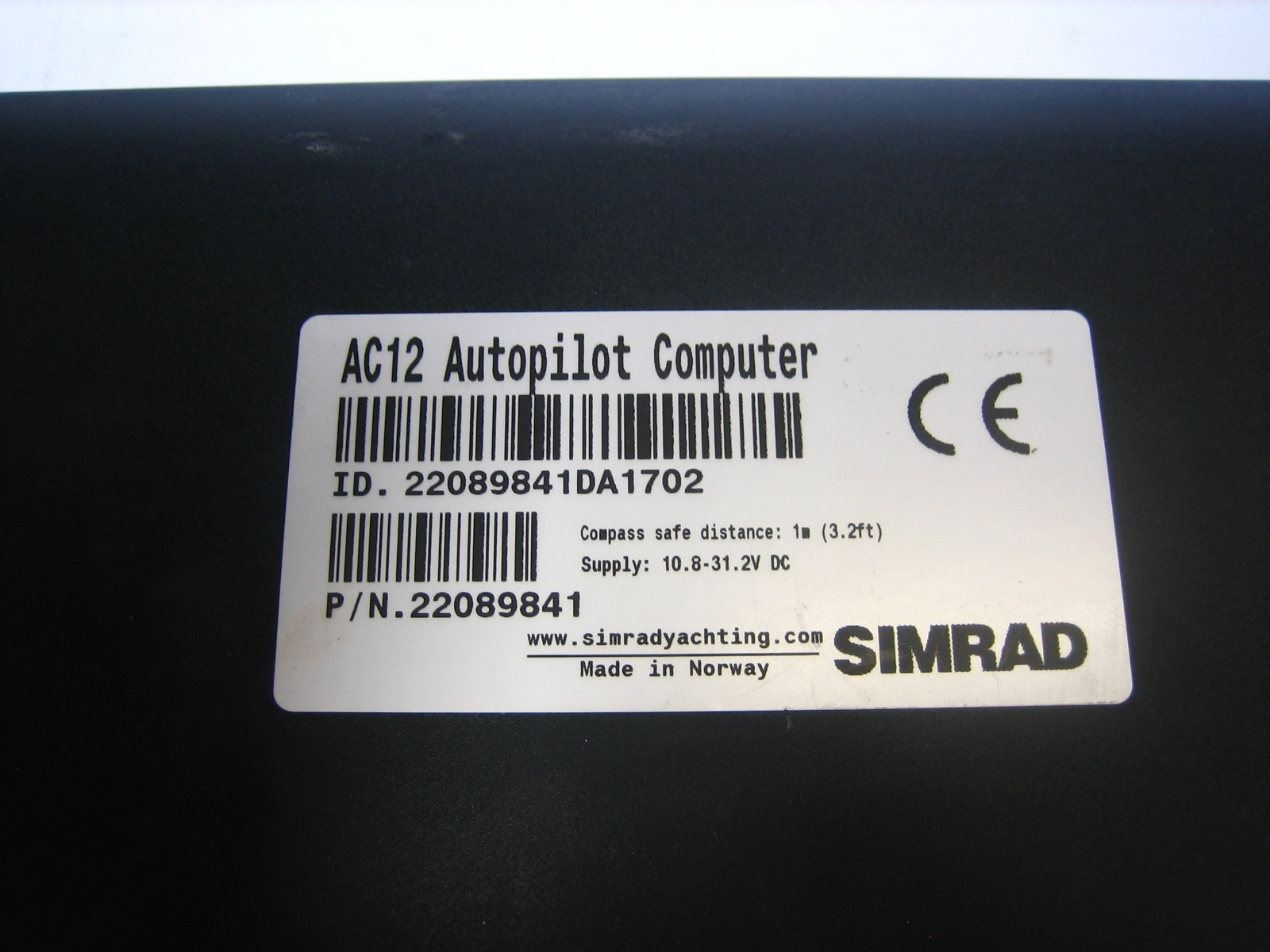 Simrad/AC12/Autopilot Computer - 22089841 -For AP24/AP28 - GOOD/UPDATED ...